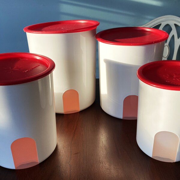 Tupperware Canister - Etsy