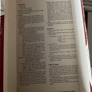 Vintage Word Rummy, Selchow & Righter Word Rummy Game #6679 - Etsy