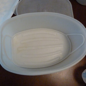 Vintage Tupperware Roast Flavor Saver 487 Turkey/ham Keeper With Lid ...