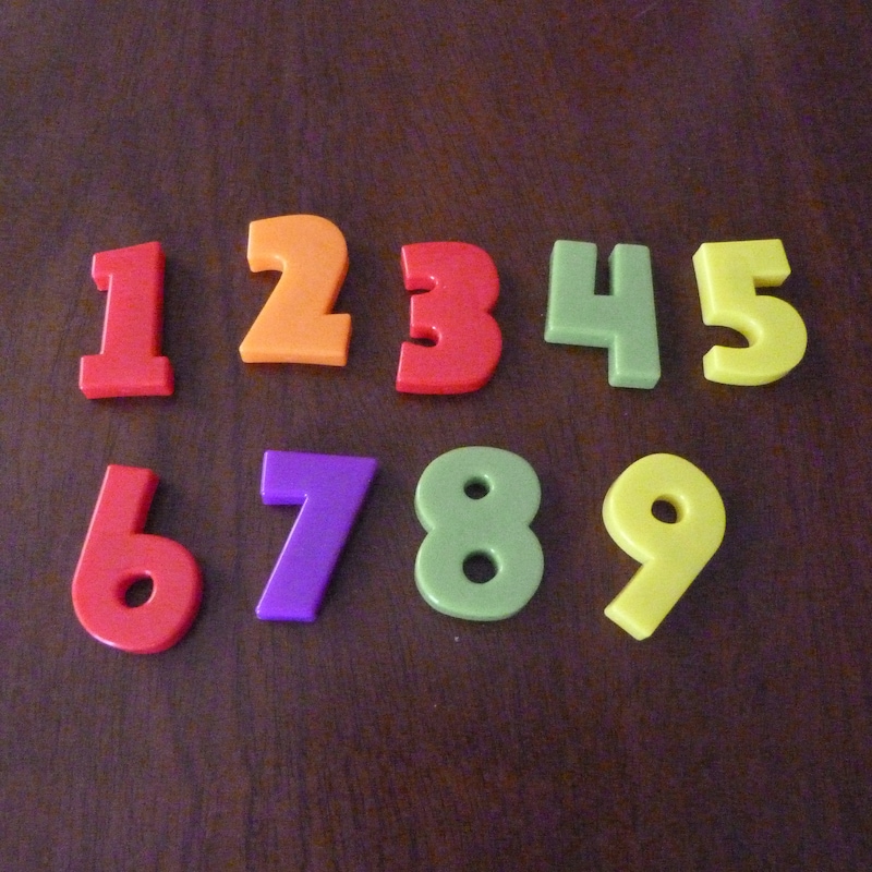 Number Magnets - Etsy