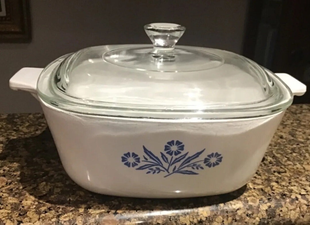 Corning Ware Cornflower Blue 1-1/2 Quart Casserole Dish W/lid, Corning ...