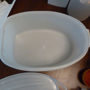 Vintage Tupperware Roast Flavor Saver 487 Turkey/ham Keeper With Lid ...