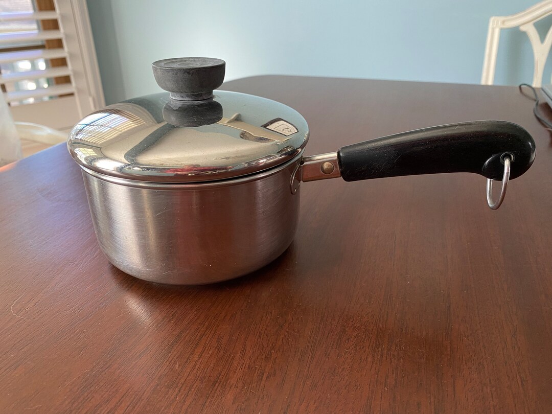 Revere Ware 1 Qt. Tri-ply Stainless Steel Sauce Pan With Lid, Revere ...
