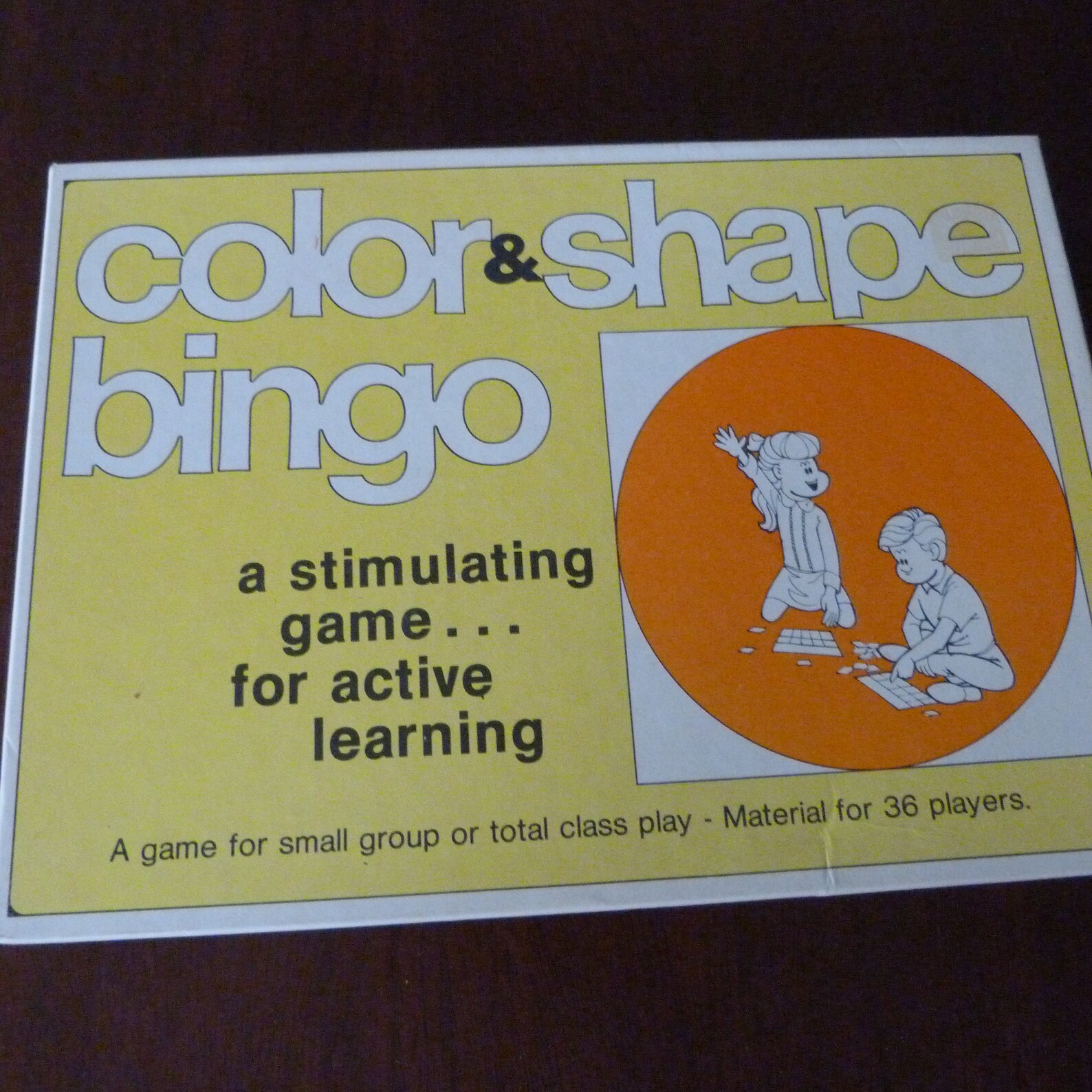 Color and Shape Bingo Trend Enterprises Bingo Teaching Aid - Etsy
