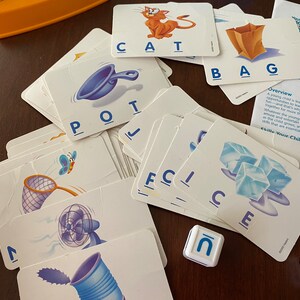 Boggle Jr A Preschool Learning Game, Parker Brothers Boggle Game, Dice ...