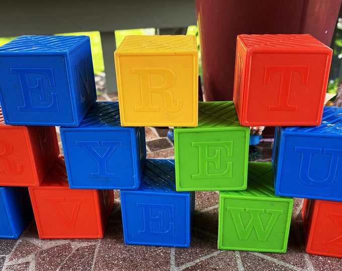 Vintage Tupperware Busy Blocks, Tupperware Blocks, Tuppertoy Blocks ...