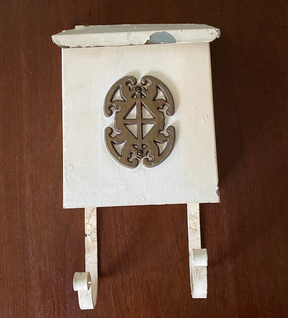 Vintage Mailbox. Wall Mount Mailbox With Newpaper Rack 6500 - Etsy
