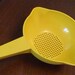 Vintage Tupperware Yellow Strainer, Yellow Tupperware Strainer ...