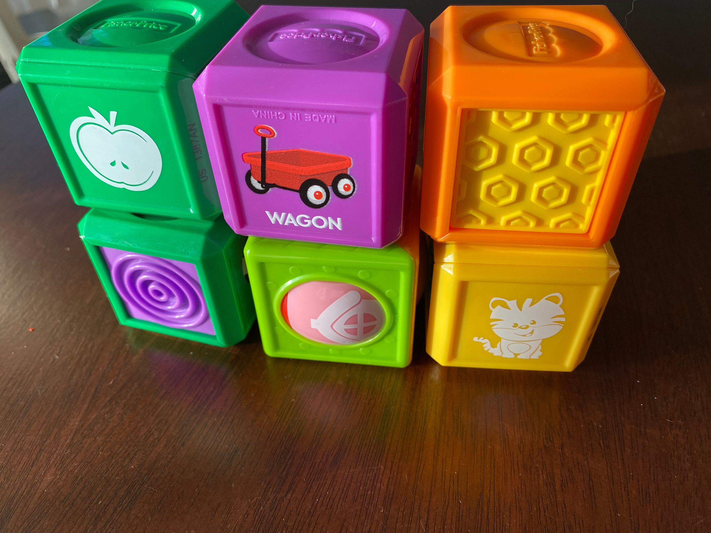 Fisher Price Blocks Fisher Price Blocks Set of 6 Fisher - Etsy