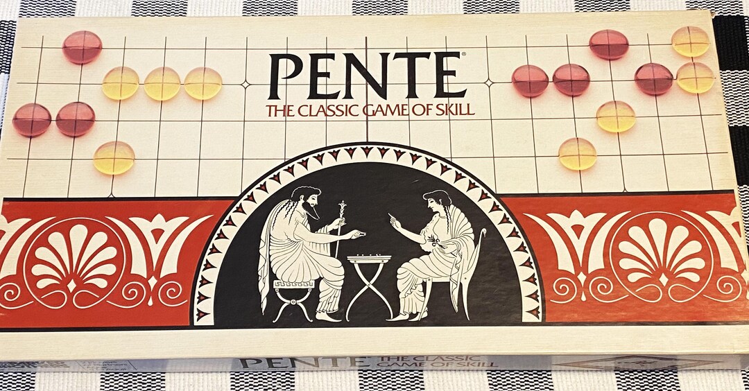 Vintage Pente Game - Complete, Pente Board Game, Hall of Fame Game ...