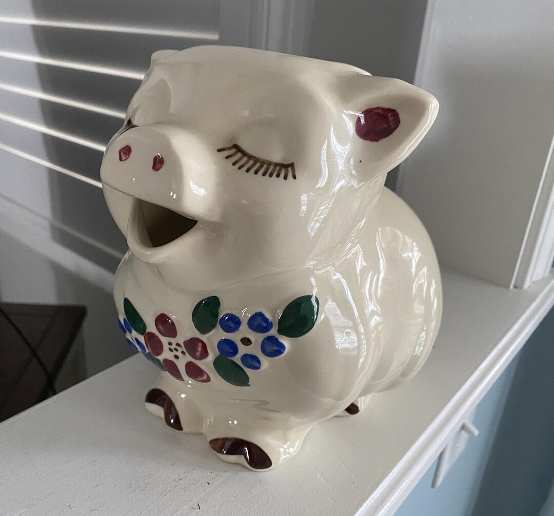 1940's Shawnee 'patented Smiley U.S.A. Smiley Pig Ceramic Pitcher ...
