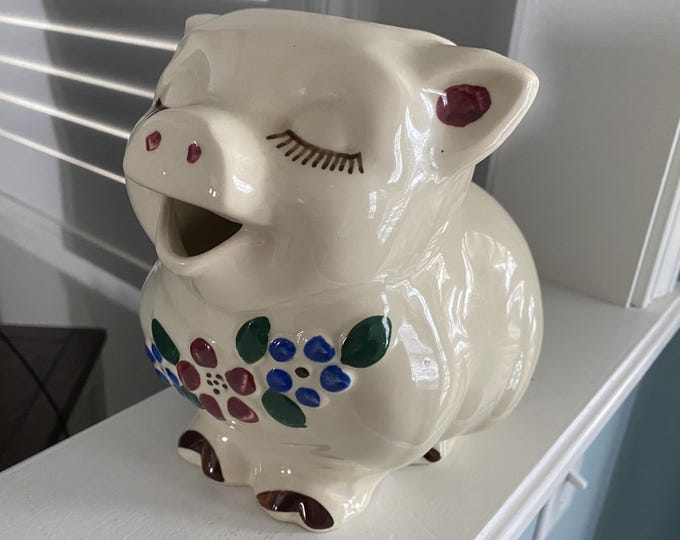 1940's Shawnee 'patented Smiley U.S.A. Smiley Pig Ceramic Pitcher ...