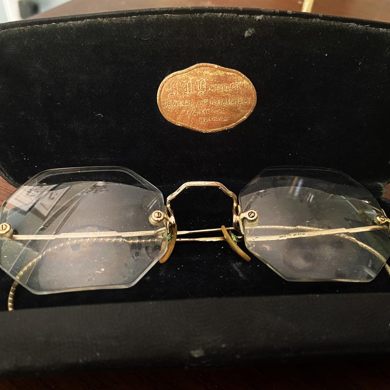 Octagon Eyeglasses - Etsy