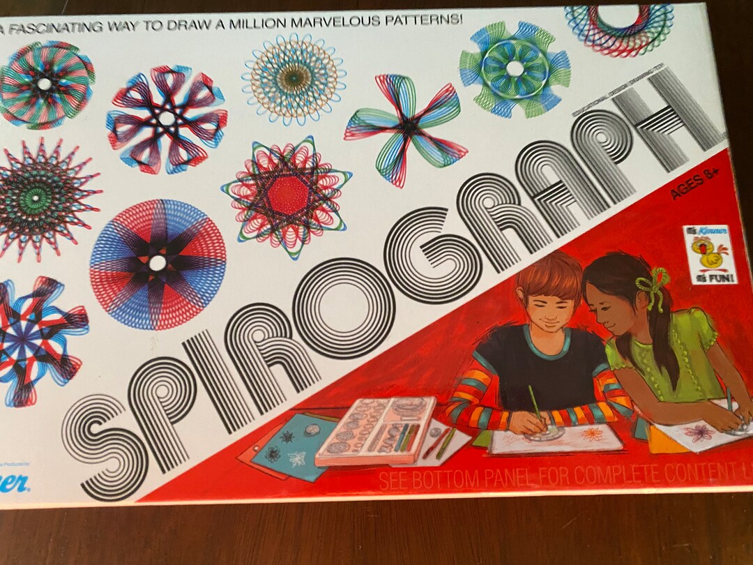Kenner Spirograph Set, Spirograph Drawing Set 7738 - Etsy