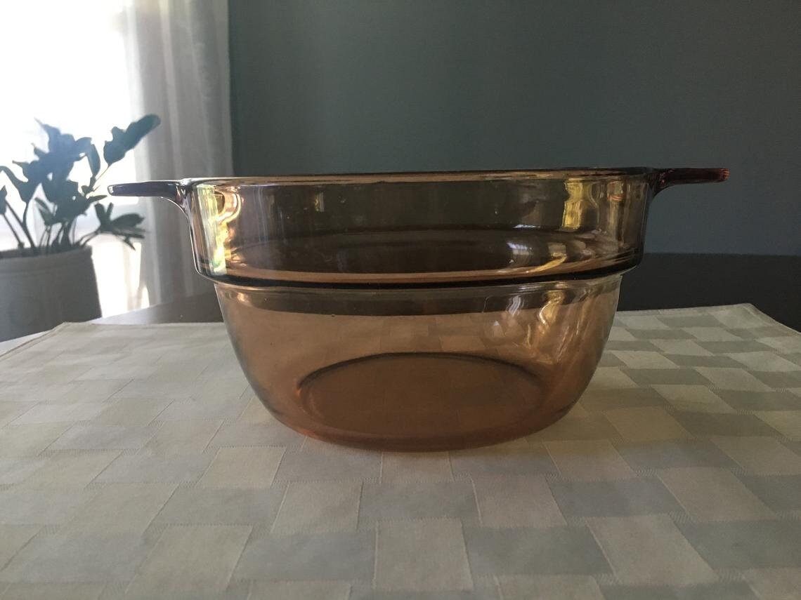 Corning Visions Amber Double Boiler Insert V-20-B 1-1/2 Quart - Etsy