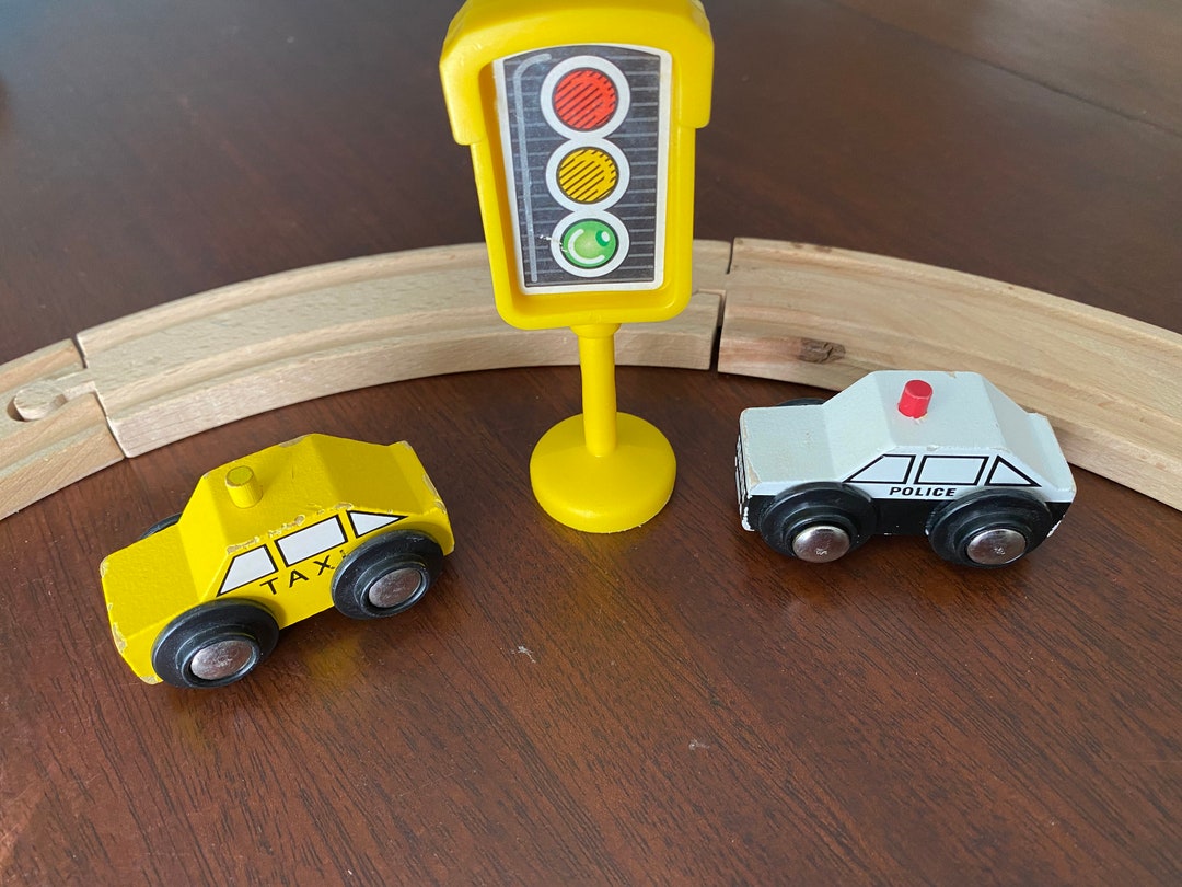 Wood Race Car Set Wood Track Wooden Car Set 6631 - Etsy