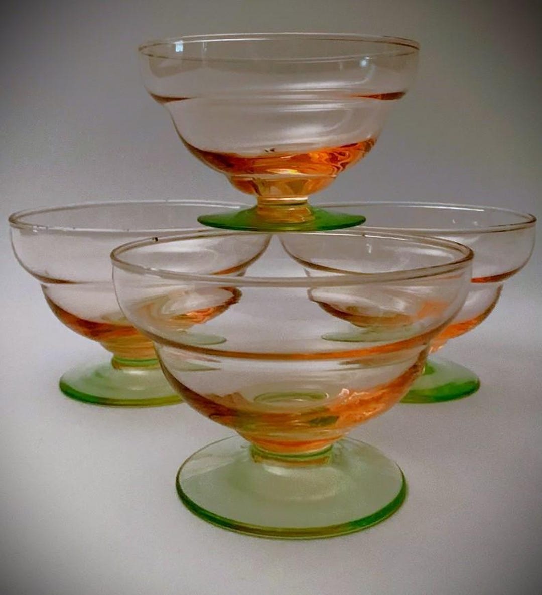 RARE Vintage Tiffin Watermelon Glass Beehive Comport Dish, Watermelon ...