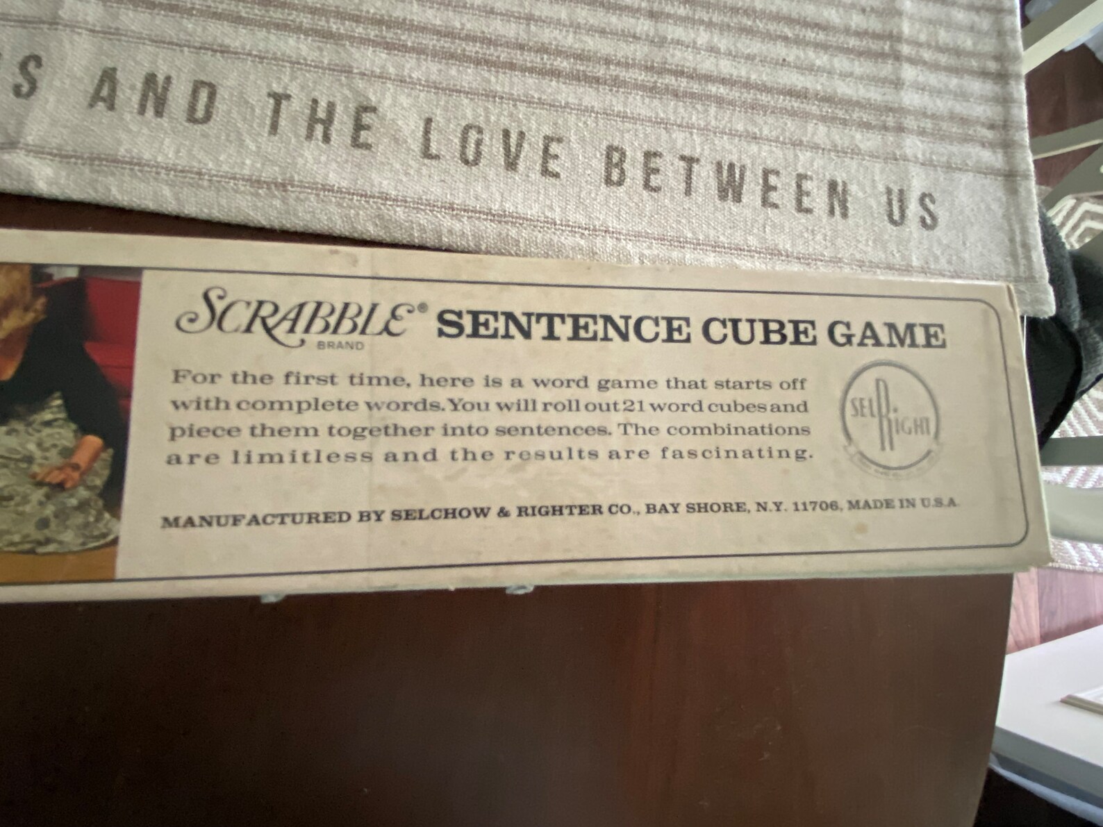Selchow & Righter Scrabble Sentence Game Sentence Cube Game - Etsy