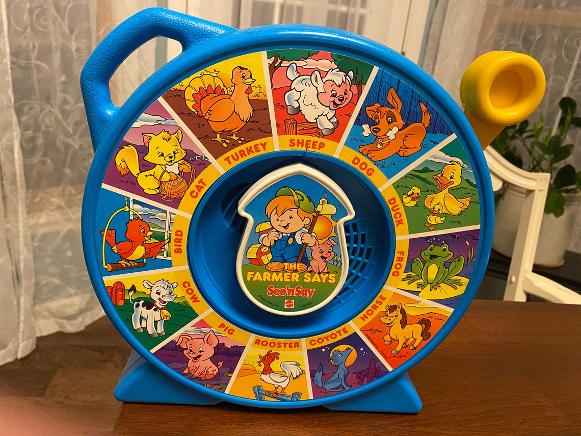 Vintage See 'n Say the Farmer Says Mattel See and Say - Etsy