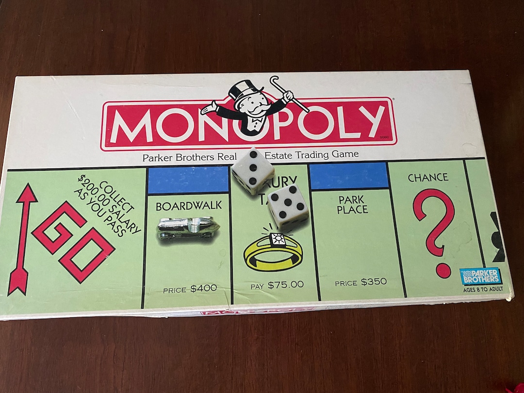 Vintage Monopoly Game - COMPLETE, 1996 Monopoly Game #6513 - Etsy