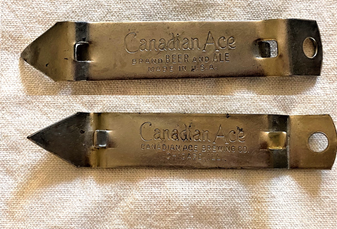Vintage Old Style Metal Can/bottle Openers, Vintage Advertising Bottle ...