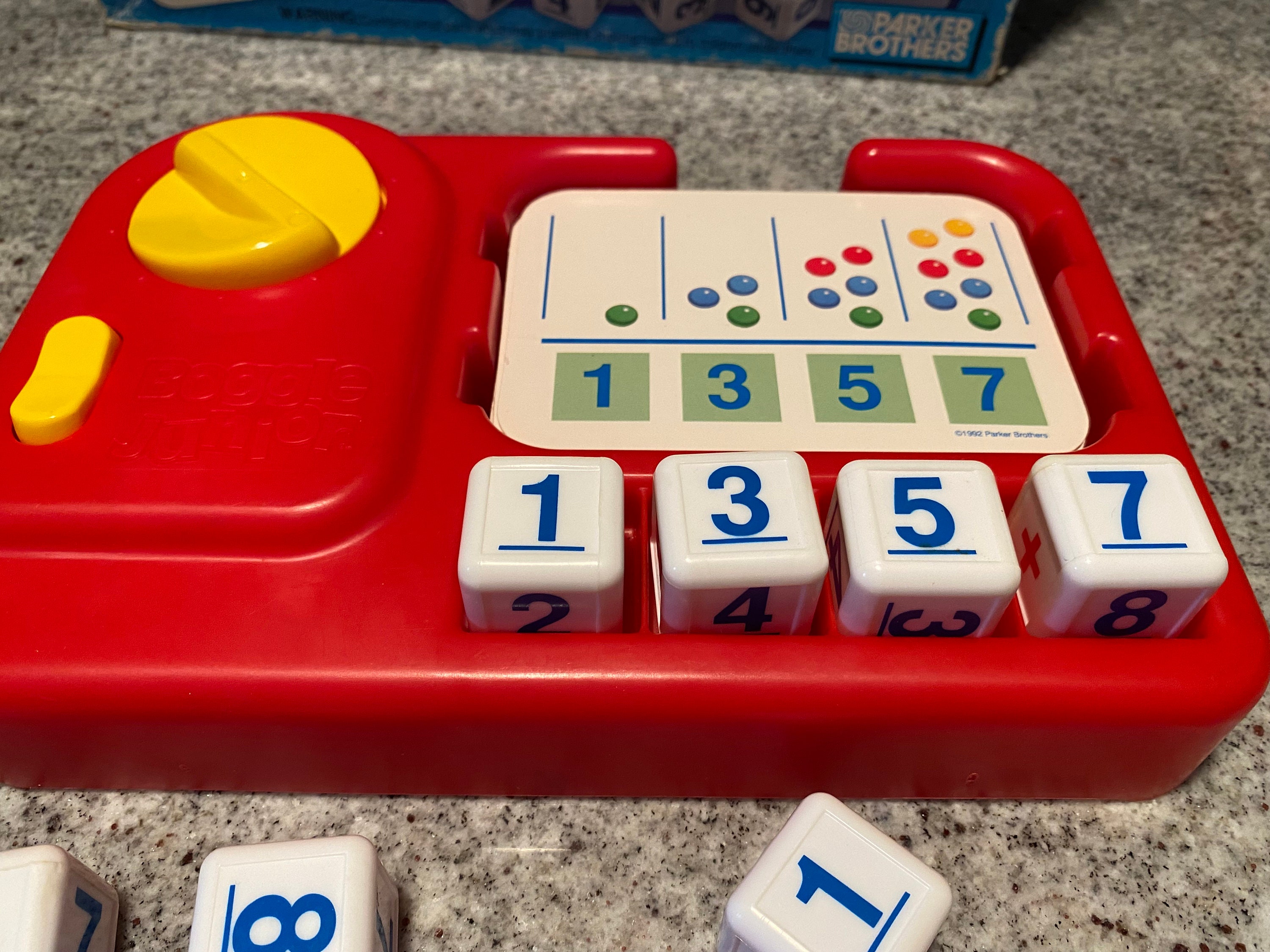 Boggle Jr Numbers - A Preschool Learning Game, Boggle Game, Dice Game ...