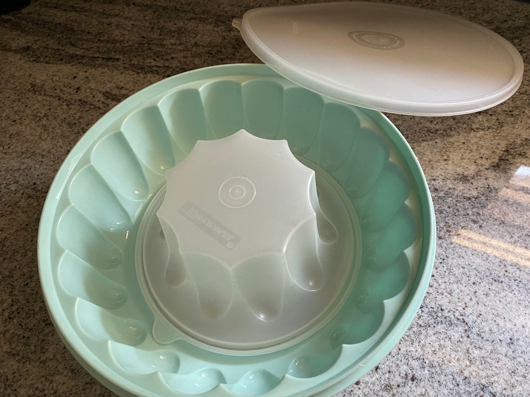 Tupperware Jel-ring® Jello / Gelatin Ring Mold 1202 Blue Mint 7204 - Etsy