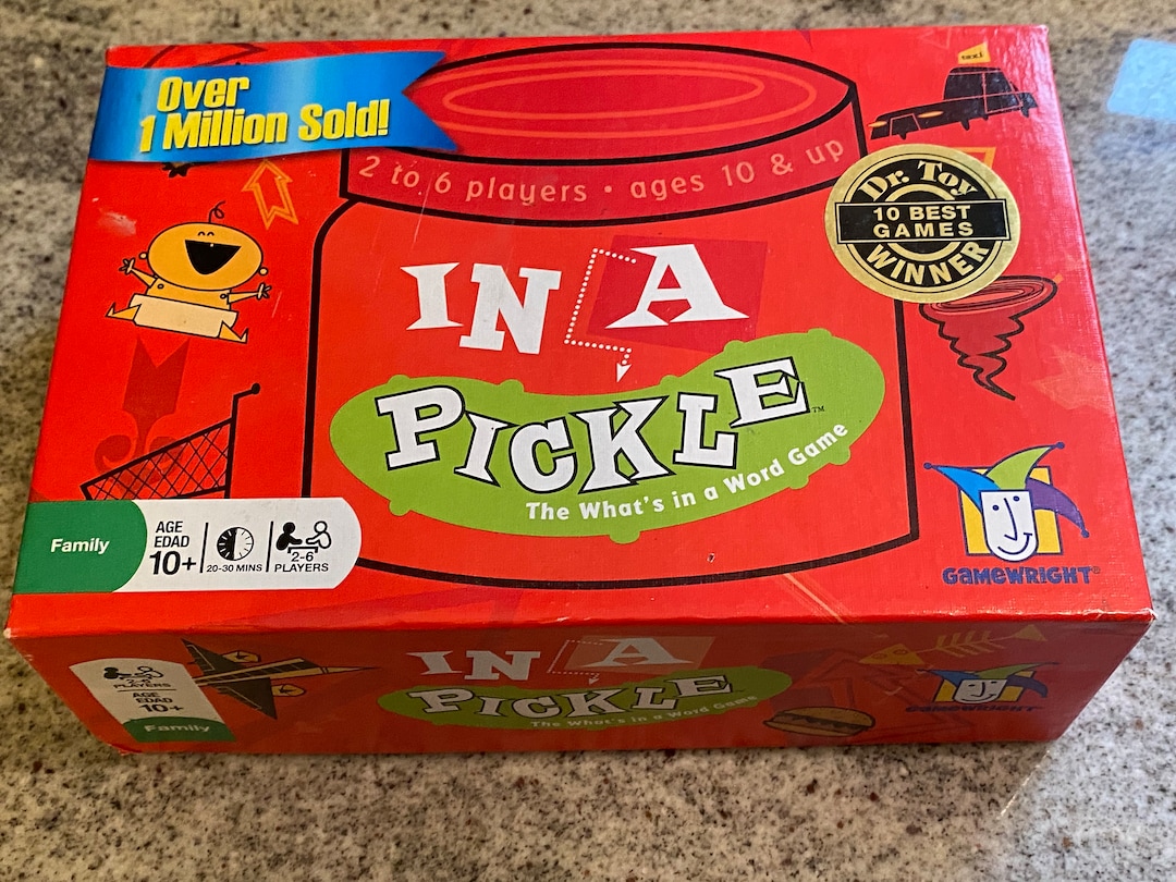 In A Pickle: the What's in a Word Game, in A Pickle Card Game ...