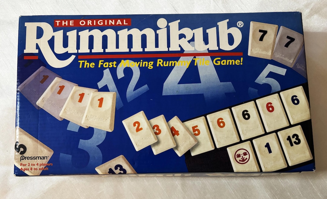 Rummikub Tile Game 1997 in Original Box Withinstructions - COMPLETE ...