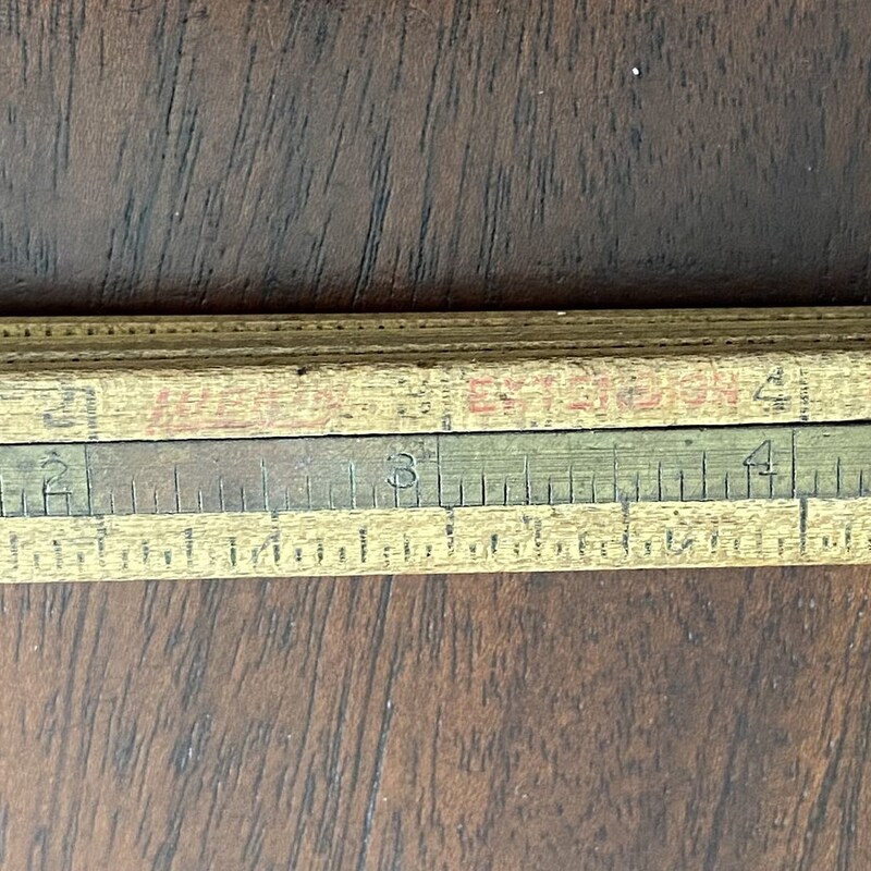Folding Wood Ruler - Etsy
