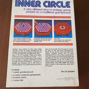 Vintage Inner Circle Game, Milton Bradley Game, Inner Circle 1981 Game ...