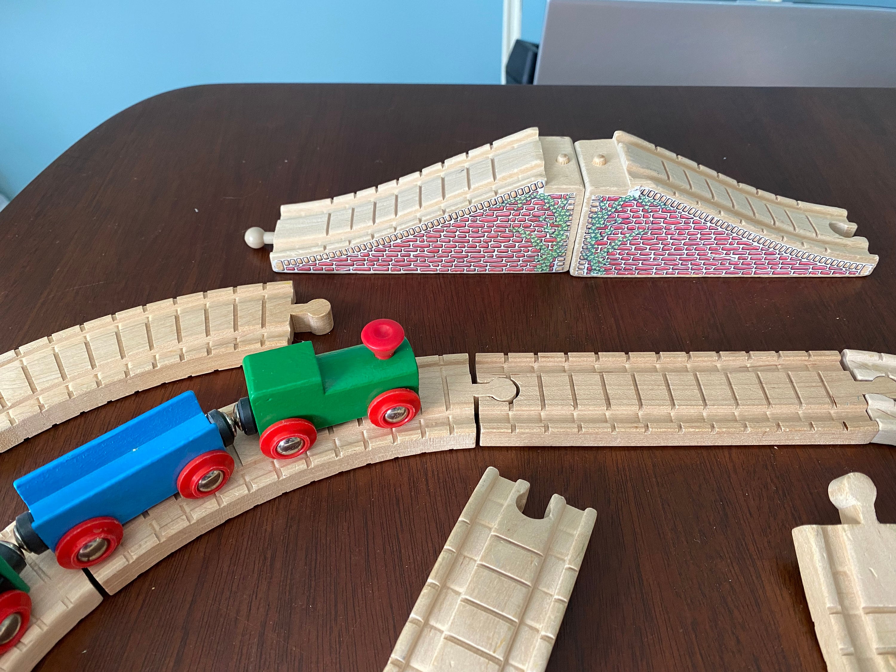 Wood Train Set Wood Train Wooden Train Set 6628 - Etsy