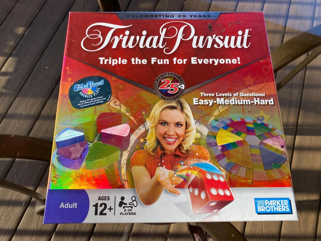 Trivial Pursuit 25th Anniversary Edition, Trivial Pursuit Anniversary ...