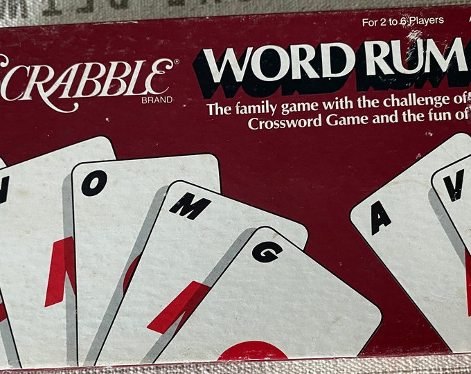 Vintage Word Rummy, Selchow & Righter Word Rummy Game #6679 - Etsy
