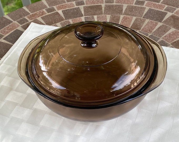 Vintage Pyrex #024 Amber Glass Casserole Dish With Lid, Pyrex 2 Qt ...