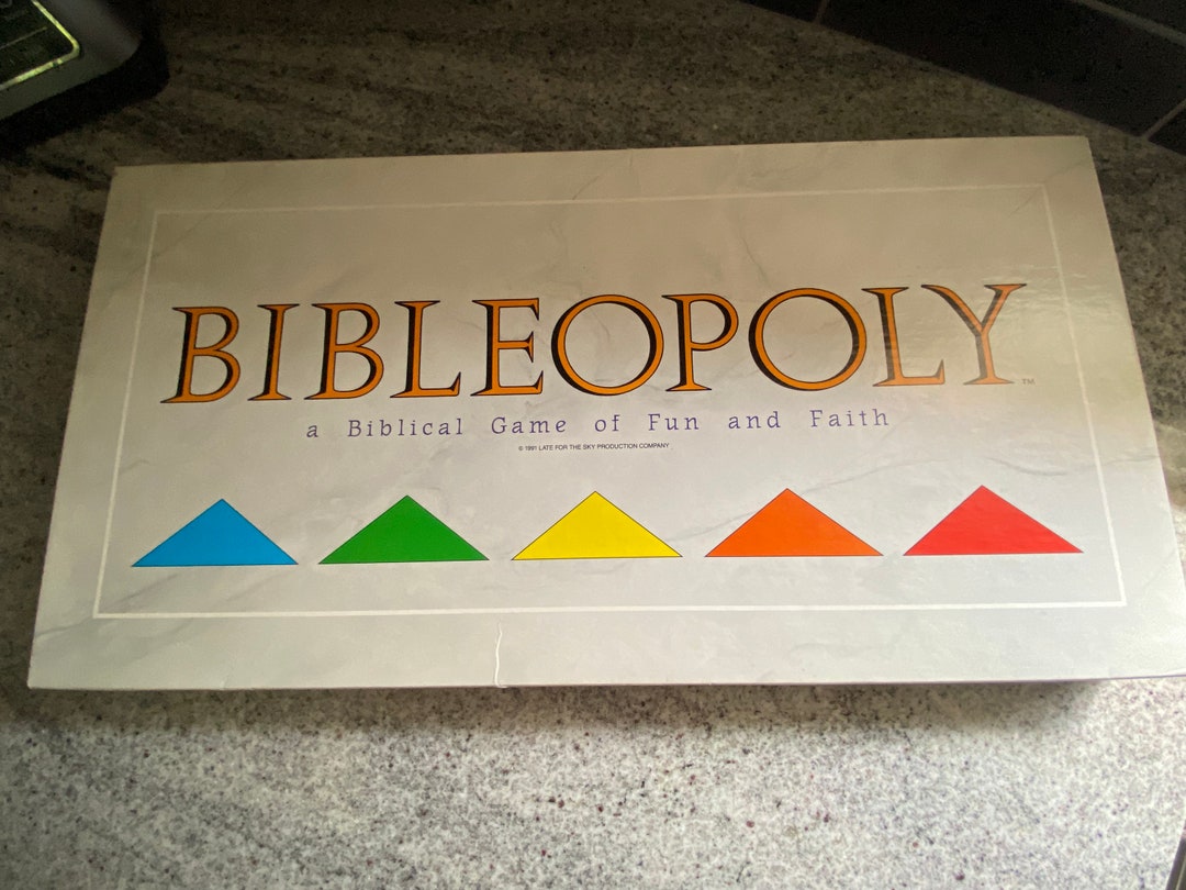 Bibleopoly - A Biblical Game of Fun & Faith Board Game #7198 - Etsy