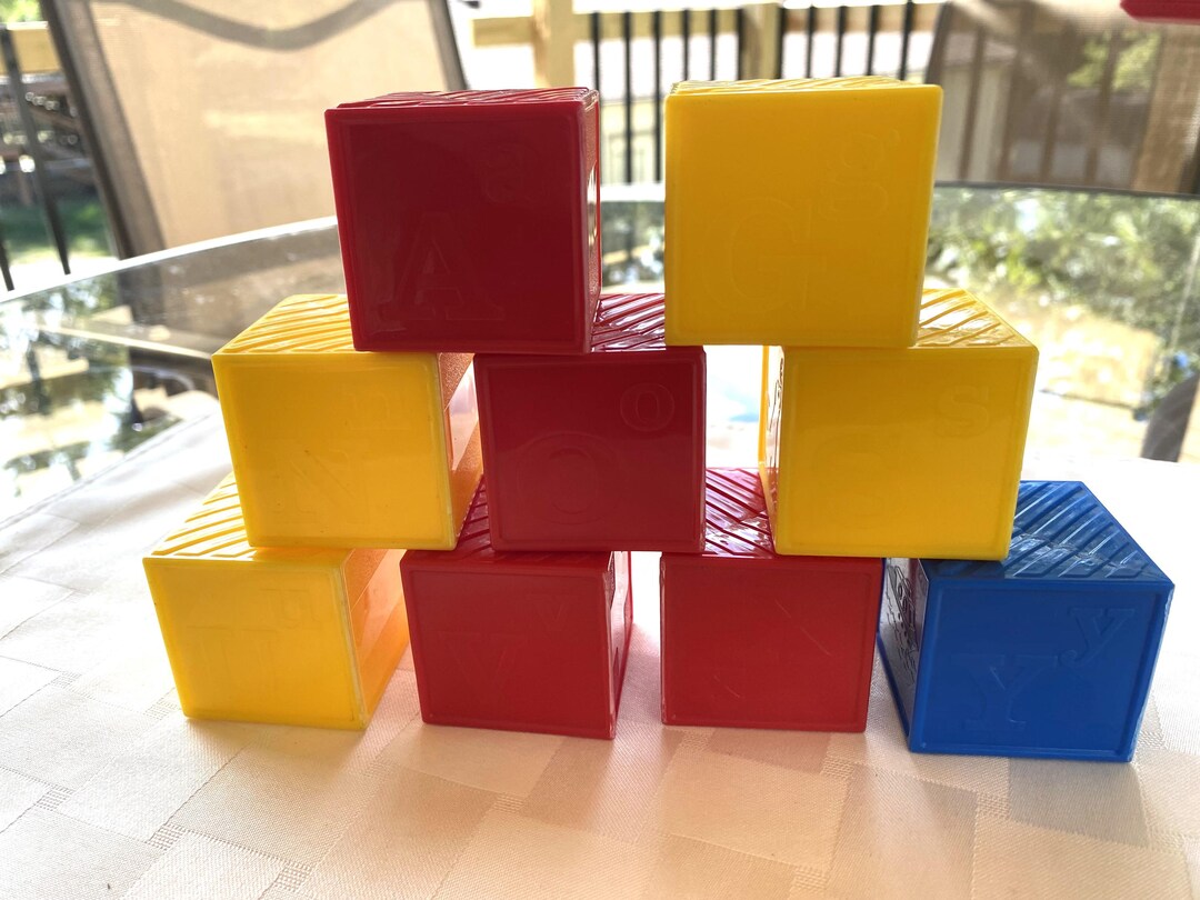 Vintage Tupperware Busy Blocks, Tupperware Blocks, Tuppertoy Blocks ...