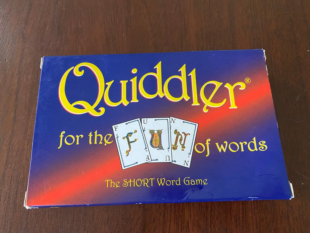 Quiddler Card Game, Quiddler for the Fun of Words Card Game Complete ...