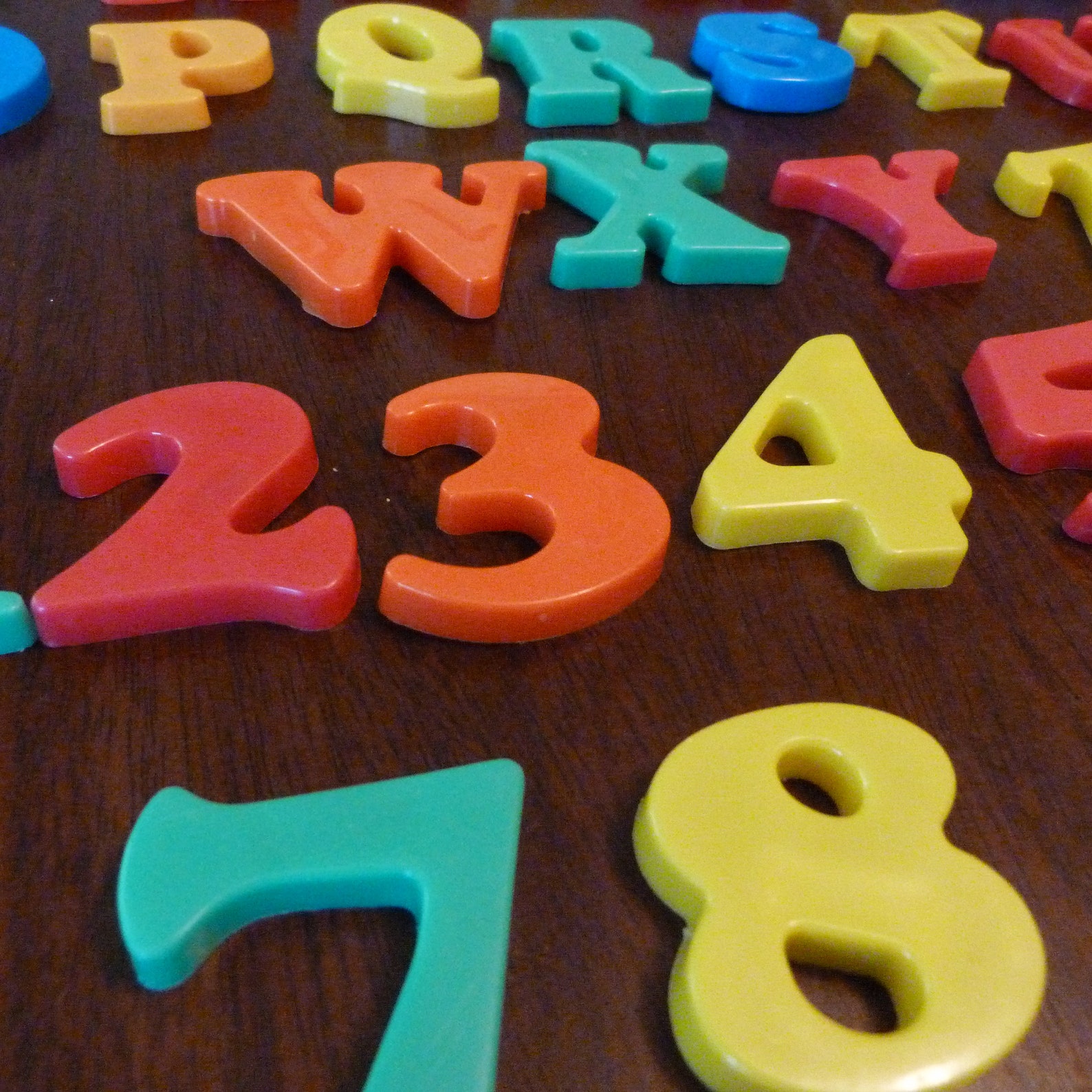 Plastic Alphabet & Number Magnets Complete Set A-Z and Numbers | Etsy