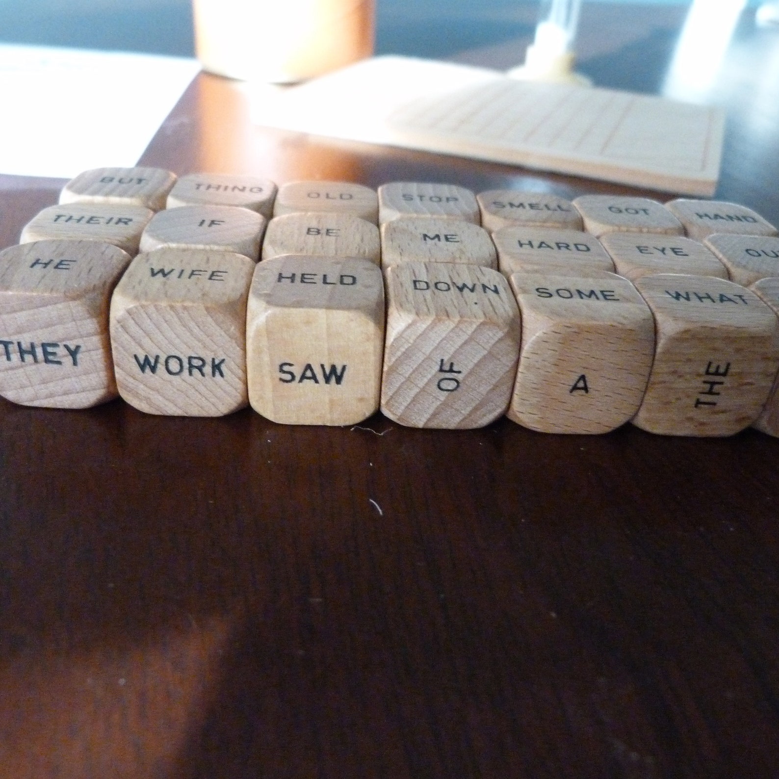 Selchow & Righter Scrabble Sentence Game Sentence Cube Game | Etsy