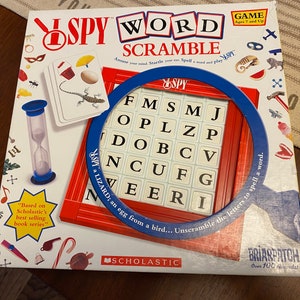 I Spy Word Scramble Game #7190 - Etsy
