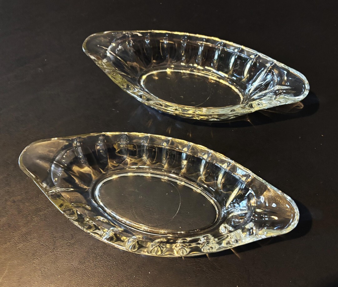 Vintage Banana Split Dishes, Set of 2 Banana Boats, Vintage Ice Cream ...