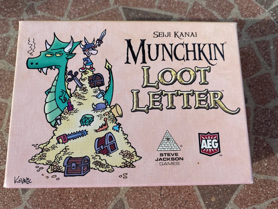 Munchkin Loot Letter Game #7623 - Etsy