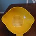Vintage Tupperware Yellow Strainer, Yellow Tupperware Strainer ...