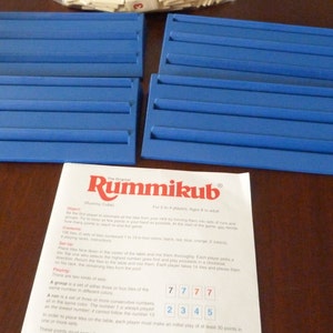 Rummikub Tile Game 1990's in Original Box W/instructions Complete 6783 ...