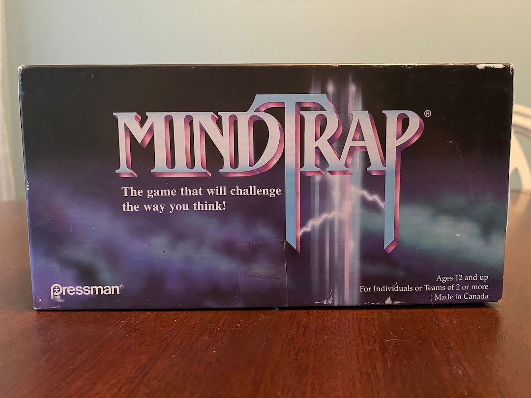 Mind Trap Game by Pressman 1996, Mindtrap Puzzle Game - the Game That ...
