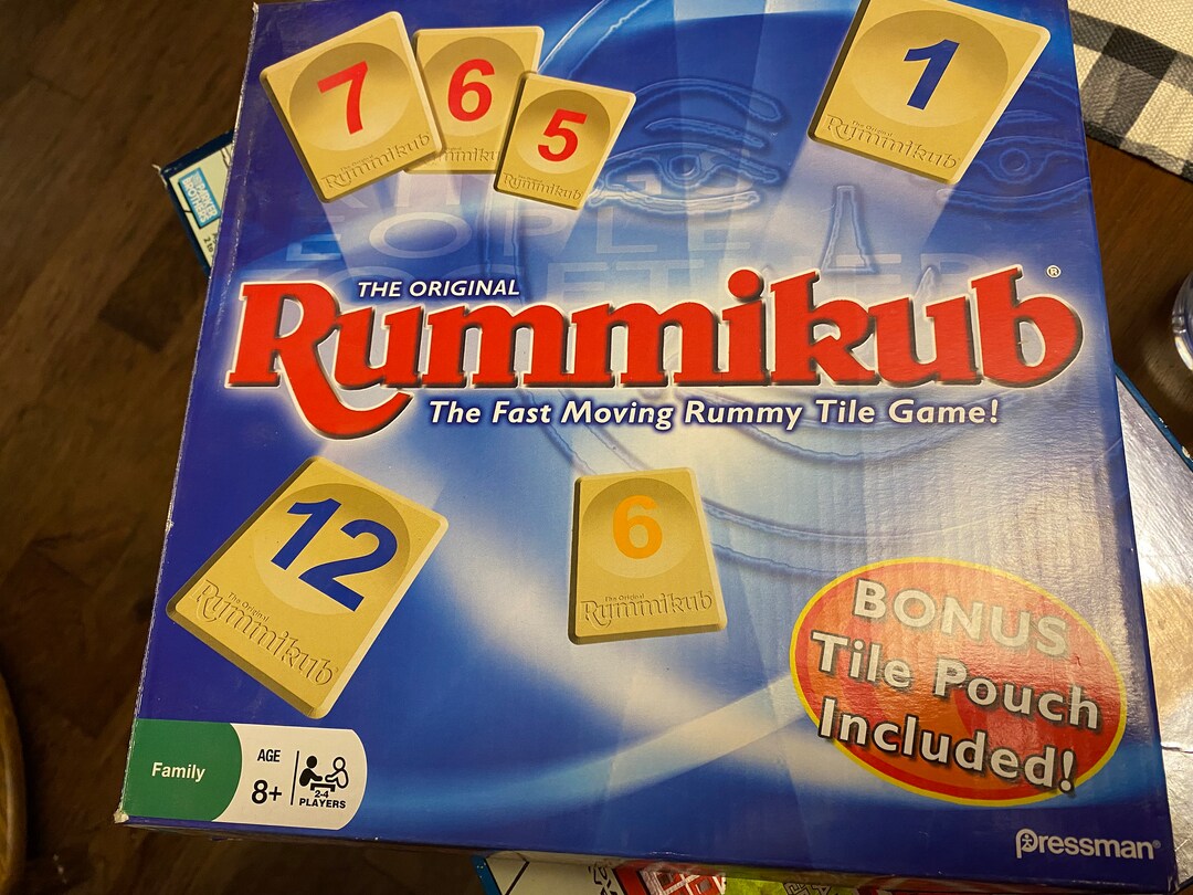 Rummikub Tile Game 1990's in Original Box W/instructions - Complete ...