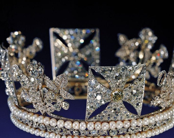 Victorian American Diamond CZ Crowns Sterling Silver 925 Handmade Items ...