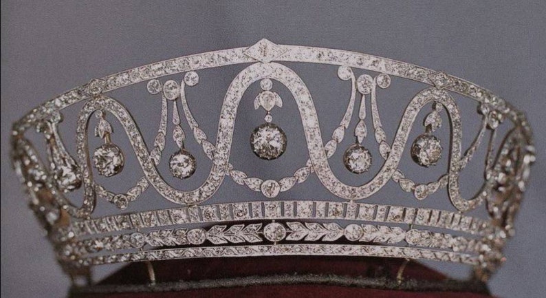 Rose Cut Diamond Tiaras 22.50ct Natural Diamond Sterling Silver 925 ...