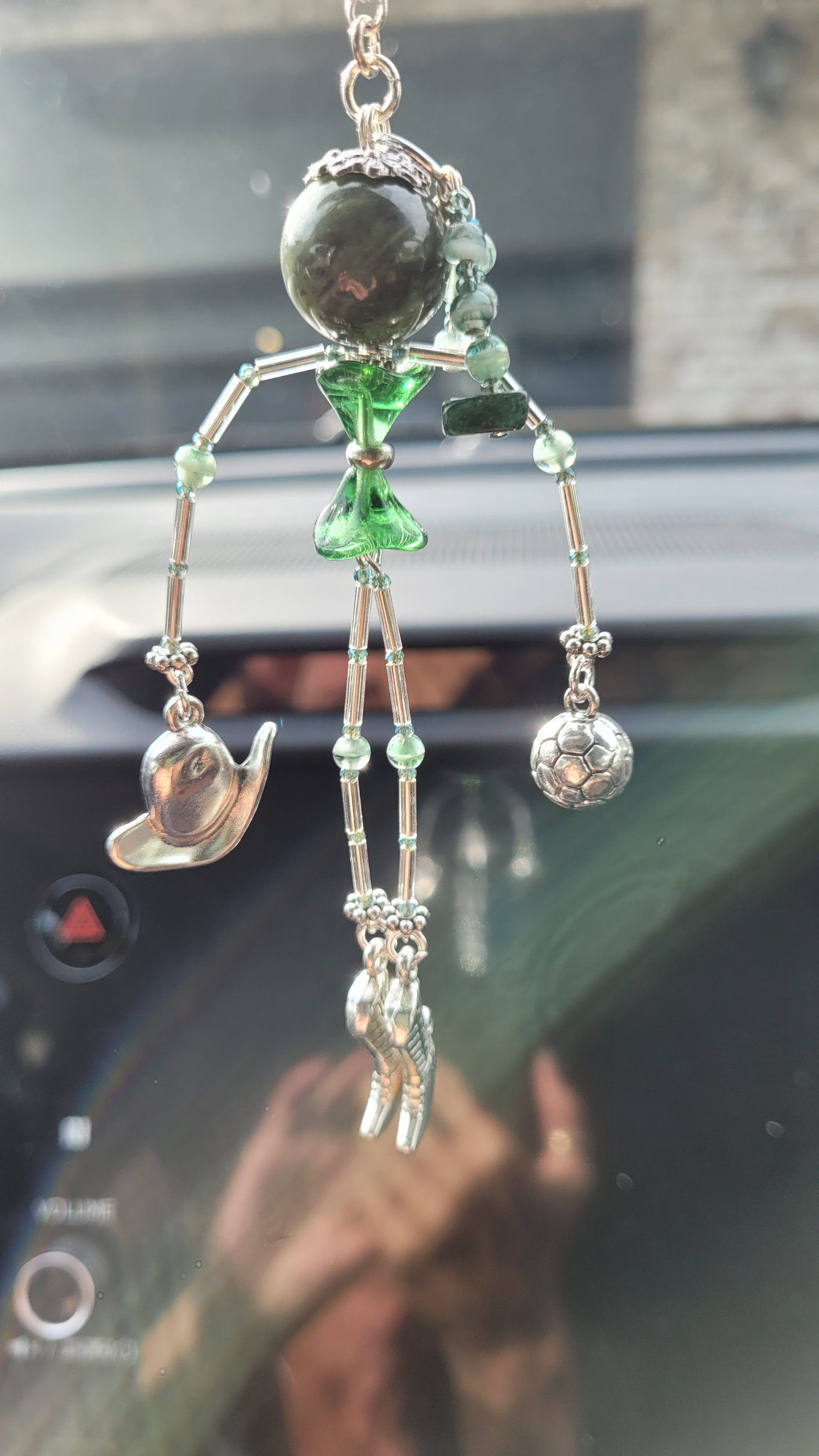 Stetson - Go Hatters! Beaded Personality Charm Doll for Your Rearview ...